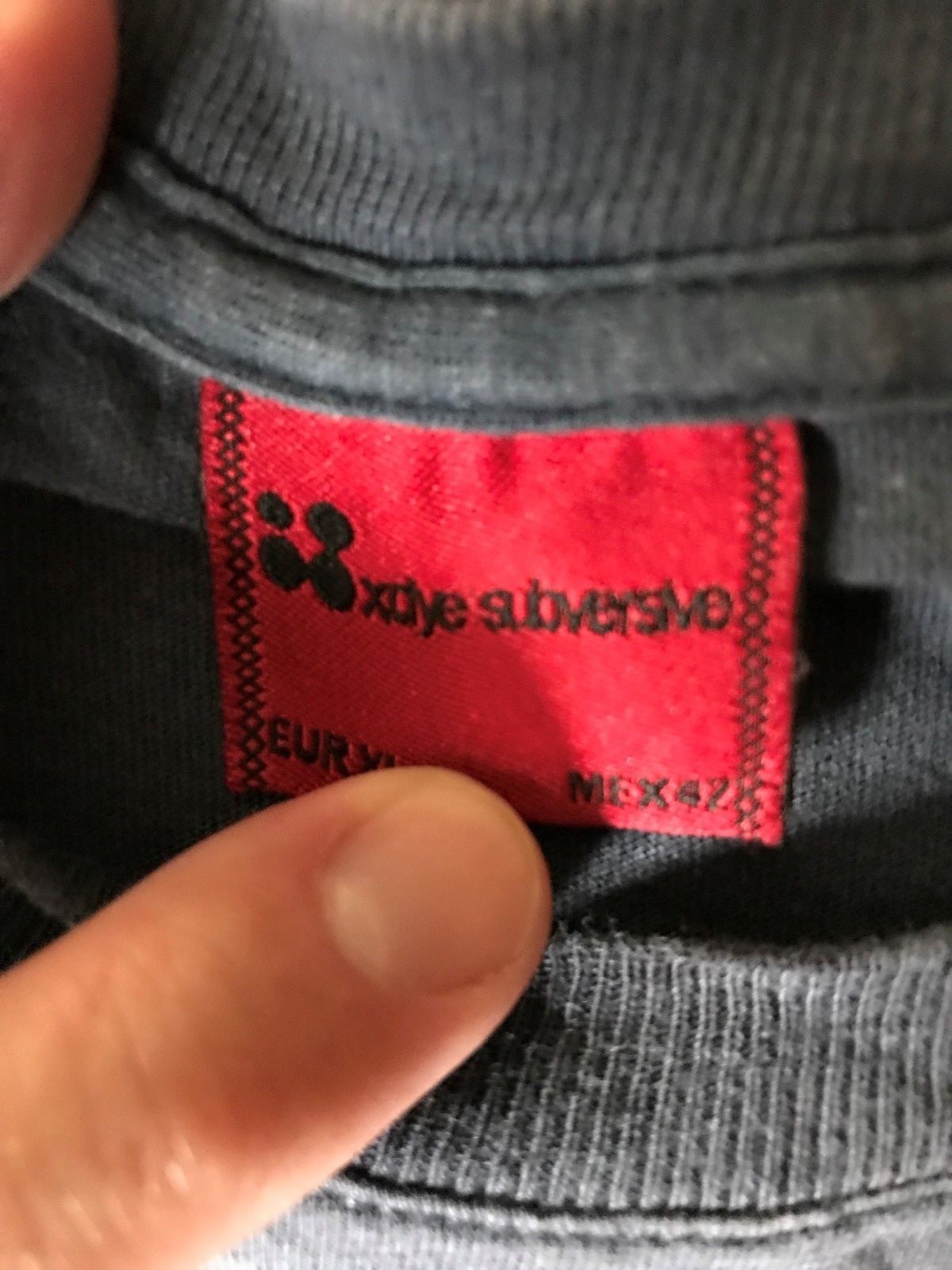 XDYE SUBVERSIVE ~ Men's (EUR-XL) Blue ~ TECH DENIM 03 t-shirt | eBay UK