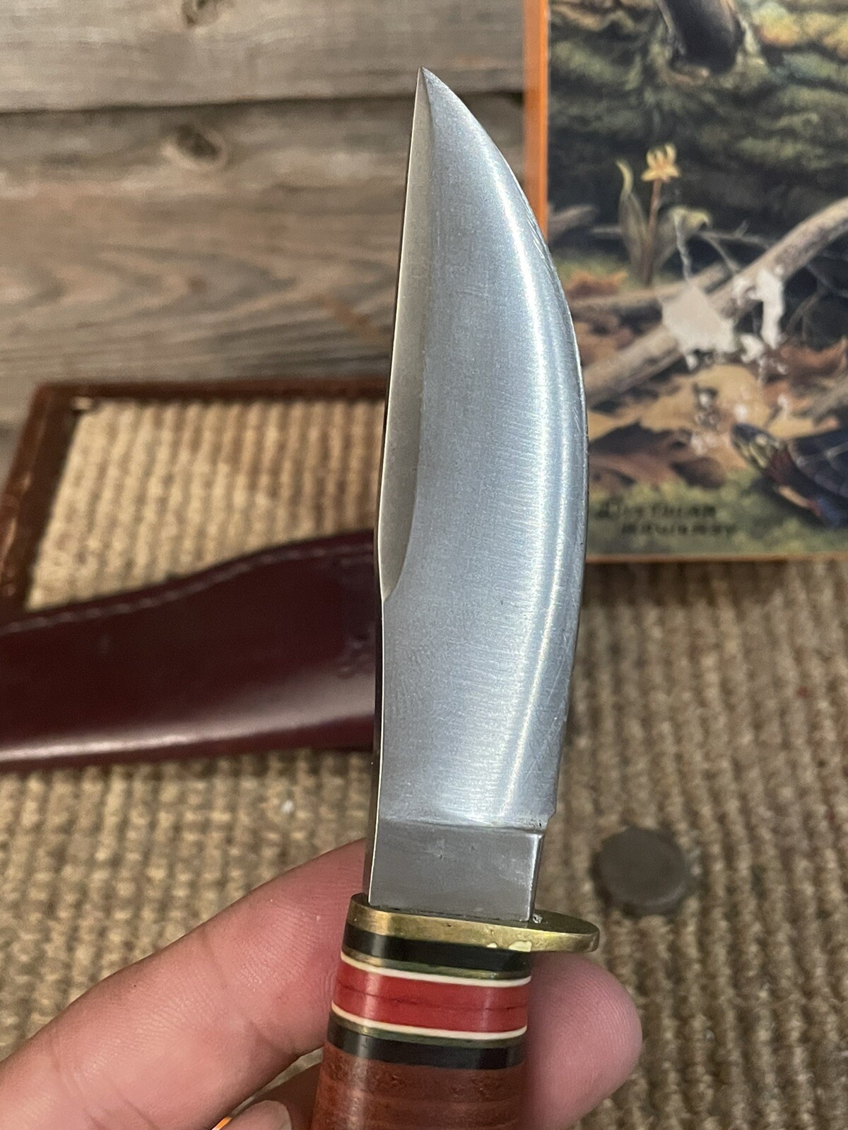 Vintage Marbles Hunting Knife Fieldcraft Fixed Blade Marbles | eBay