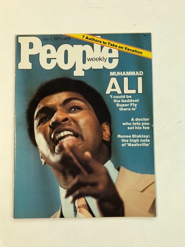 JULY 7 1975 PEOPLE MAGAZINE- MUHAMMAD ALI No Label | eBay
