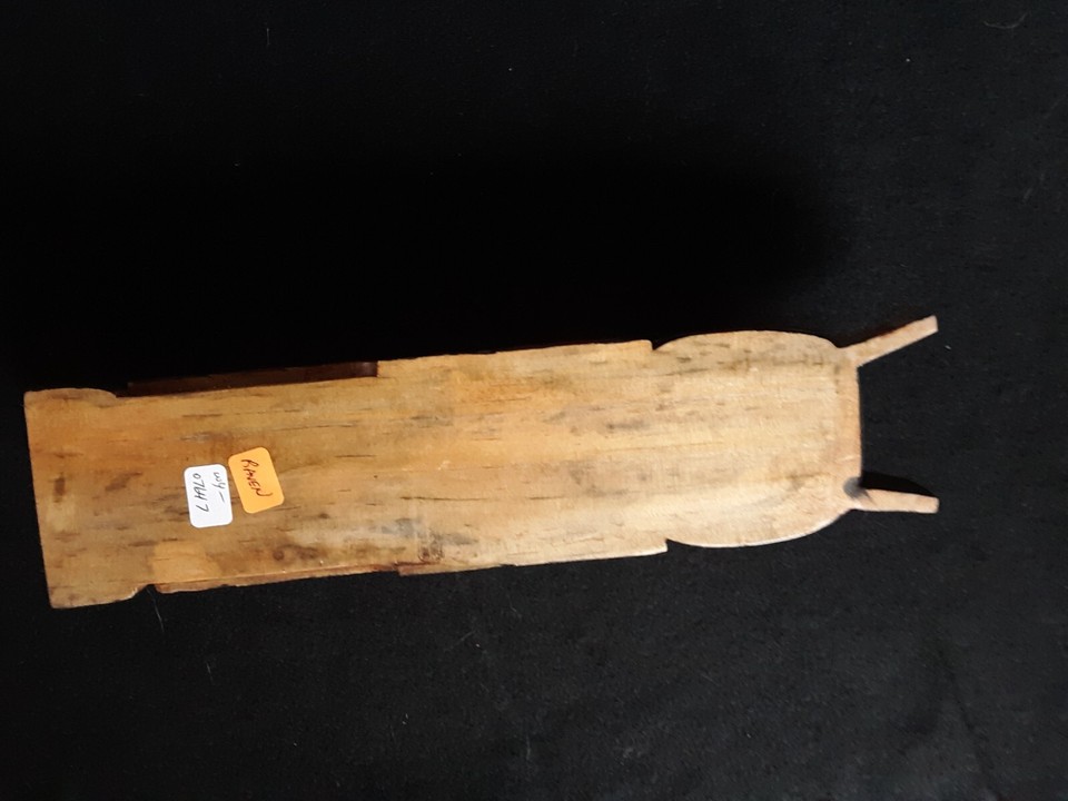 NORTHWEST COAST WOODEN TOTEM POLE, CLASSIC RAVEN EFFIGY FETISH, WY-0724 ...