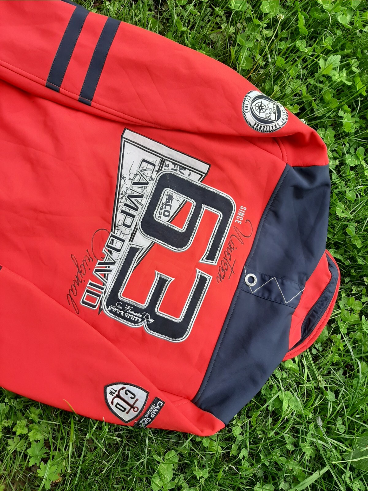 Camp David Jacket Red Regatta Team Word Series San Fr… - Gem