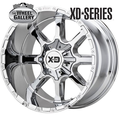 XD WHEELS XD838 MAMMOTH 20x9 6/135 Gloss Black Milled Set of Alloy ...
