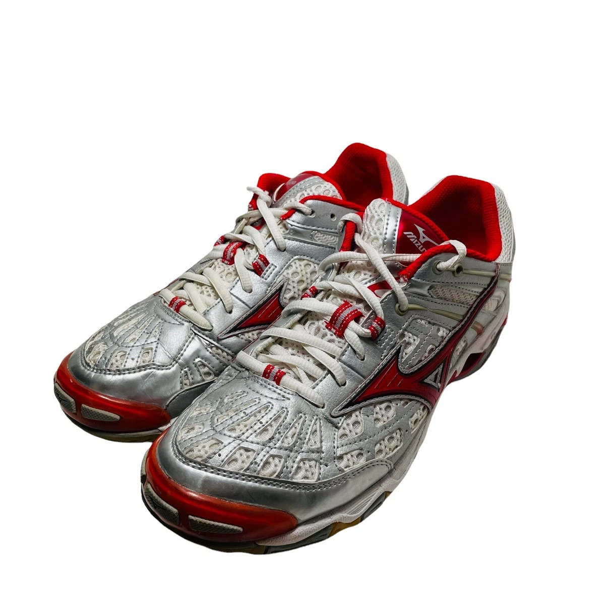 Red Mizuno Volleyball Shoes