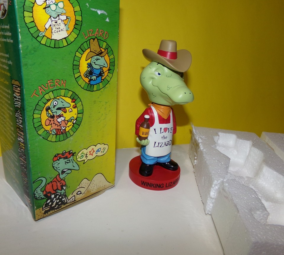 New Winking Lizard Tavern Nodder BobbleHead Bosley Bobbers I Love The ...