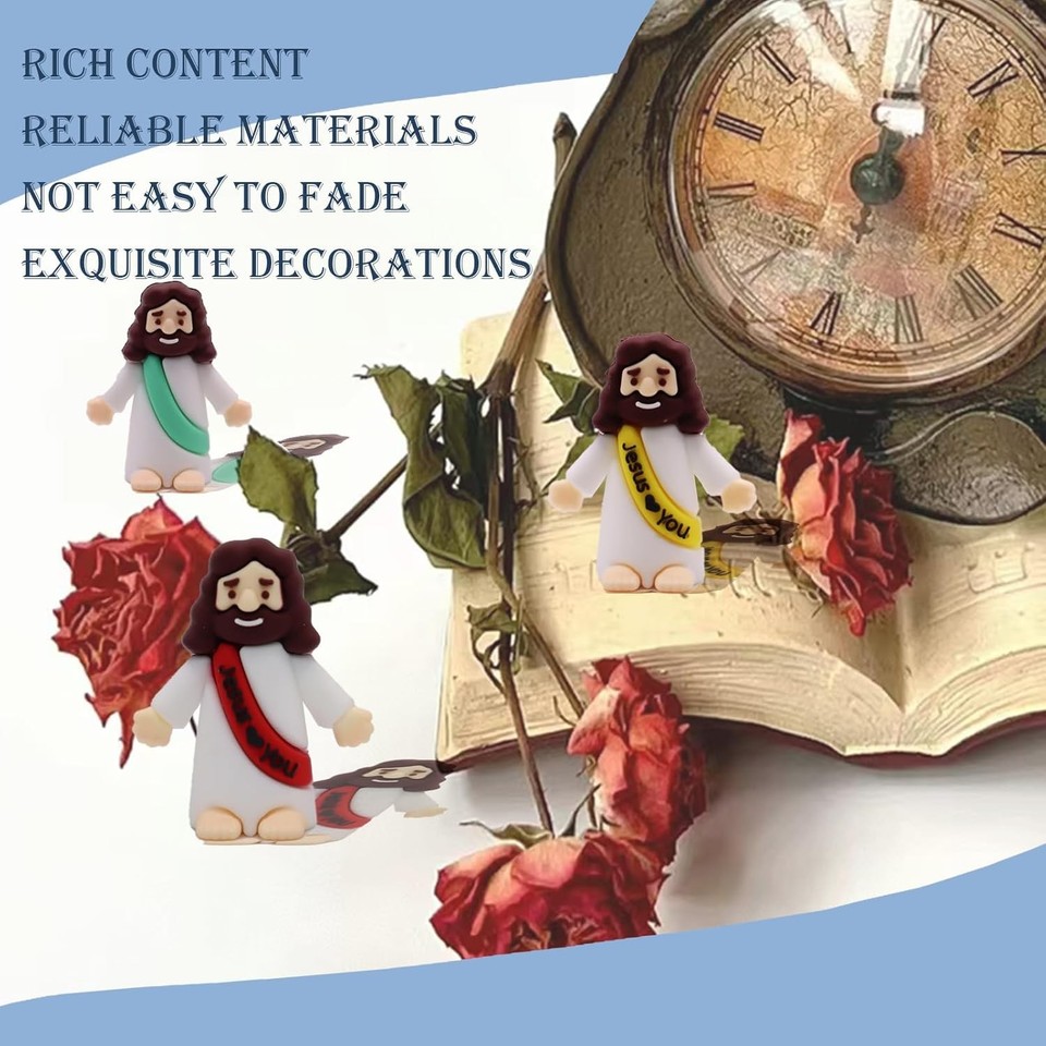 30PCS Mini Jesus Figurines, Multicolor Religious Gifts for Easter | eBay