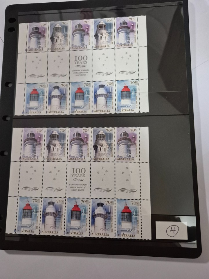 Australian Stamps Bulk Lot of 2015 Light Houses 70 cent MNH F/V over ...