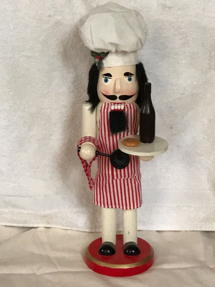 Vintage Wood Nutcracker Chef