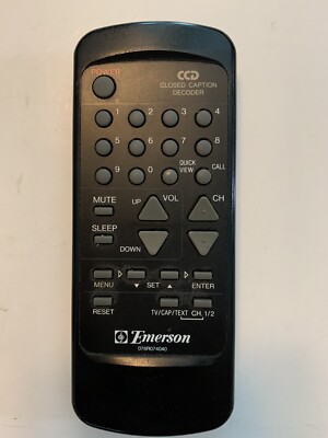 Genuine Emerson TV Remote Control 076R074040 Used | eBay