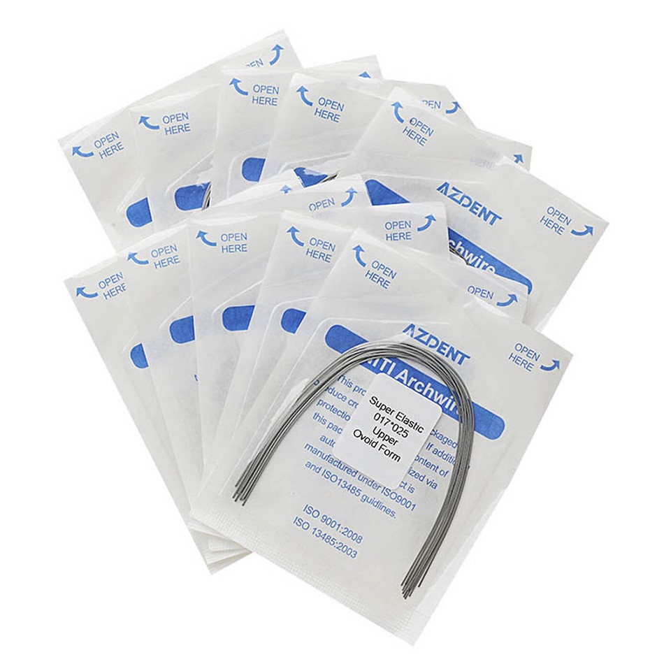 AZDENT Dental Orthodontic Super Elastic Niti Rectangular Arch Wires ...