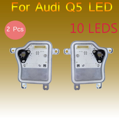 2 Pcs 80A998473A 80A998473B For Audi Q5 LED DRL Source Headlight ...