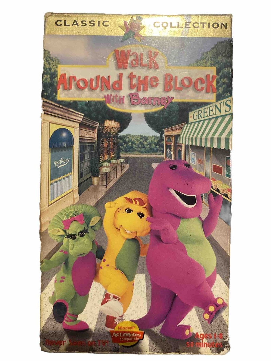 Walk Around The Block With Barney Vhs