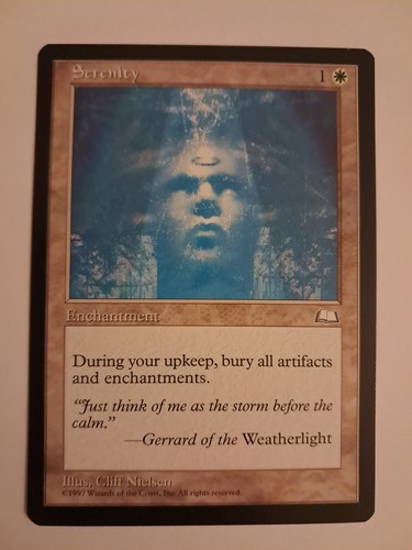 Serenity EX MTG Magic the Gathering Weatherlight | eBay