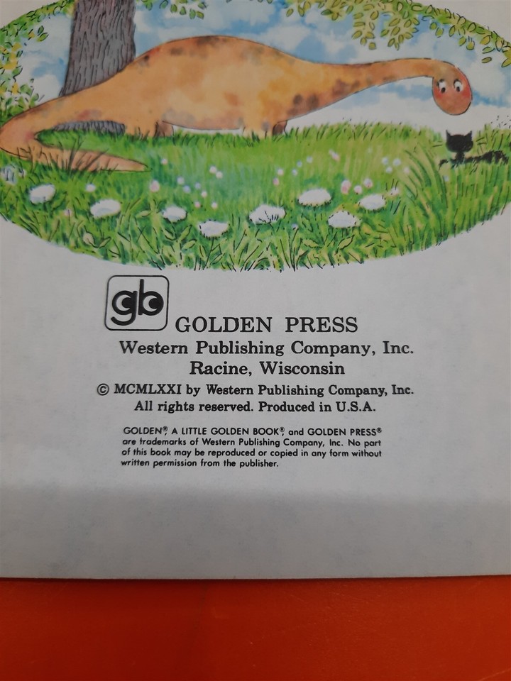 ⭐️⭐️⭐️⭐️⭐️ A Little Golden Book - My Little Dinosaur 1971 Paperback | eBay