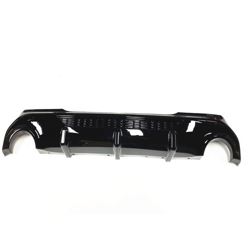 For 2019-2024 BMW F40 1 Series Glossy BLK Rear Bumper Dual Exhaust ...