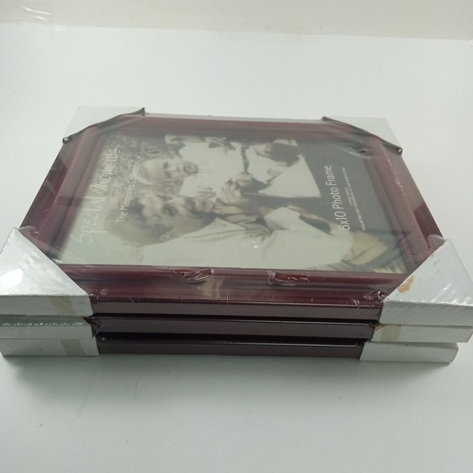 8' X 10' Red Plastic Picture Frame with Wall Mount And Free Standing ...