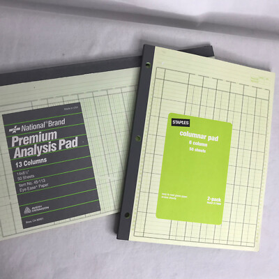 Forms & Record Keeping - Columnar Pads