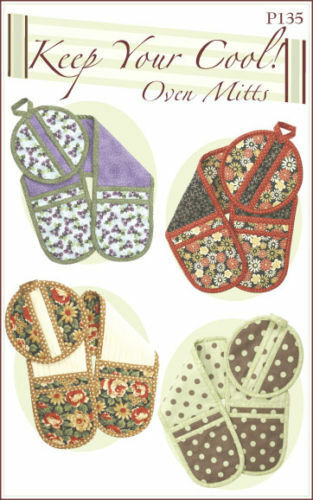 Pot Pinchers Oven Mitts Sewing Pattern by Vanilla House Designs for ...