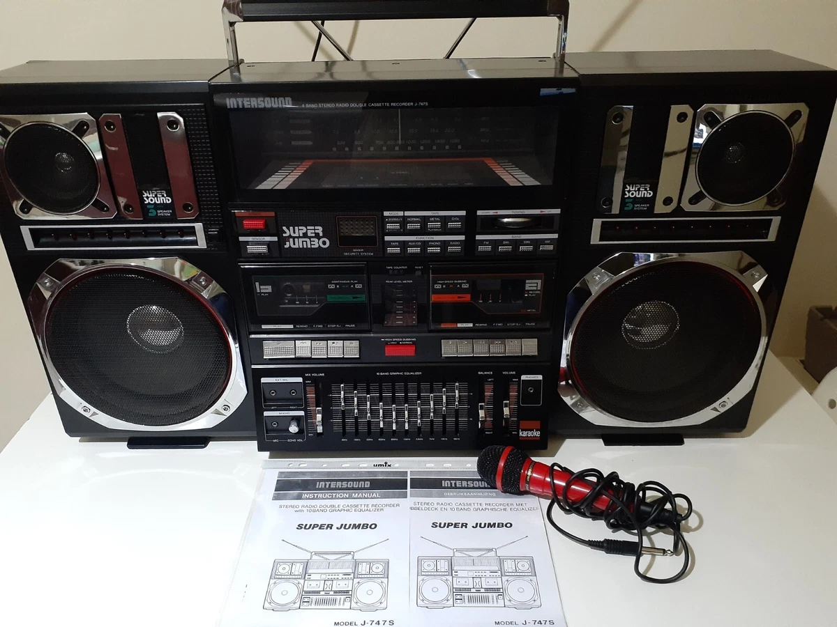 Vintage Ghetto Blaster Boombox