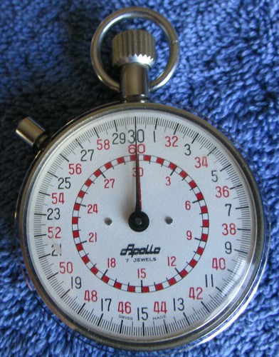 Apollo 7 Jewels Swiss Made Timer Stop Watch Rare 160-67DDD | eBay