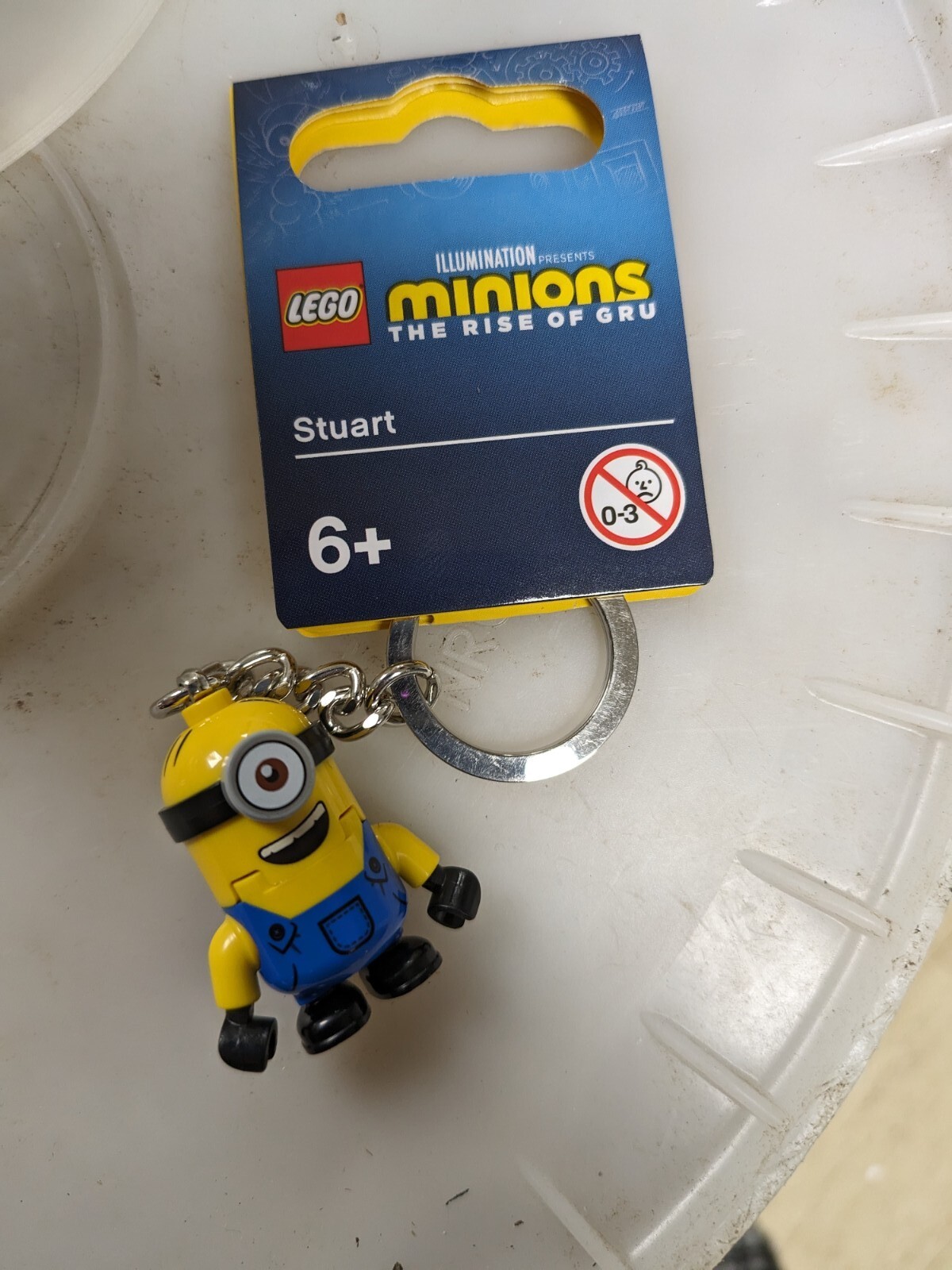 LEGO 854071 Minions The Rise of Gru Stuart Minifigure Keychain for sale ...