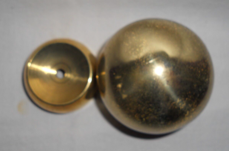 3" Brass Ball and 2" TUBE END for mounting | eBay