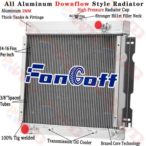 4 Row Radiator For Dodge Dart/Plymouth Duster Valiant BBC 5.9L V8 1970 ...
