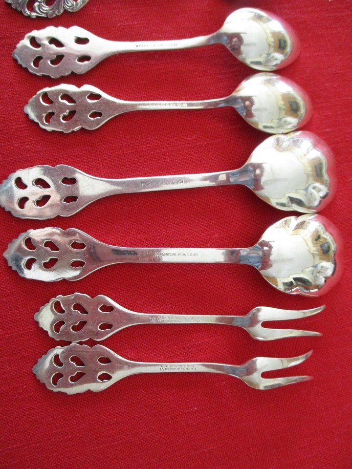 (14) Pc Silverplate Cocktail Set, Sweden #10 | eBay
