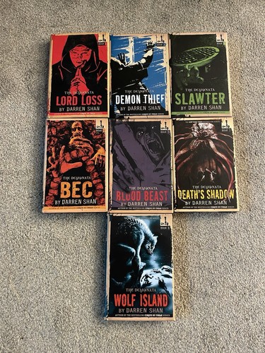 Darren Shan: The Demonata - A lot of 7 - Vol. 1-5, 7-8, ALL HARDCOVER ...