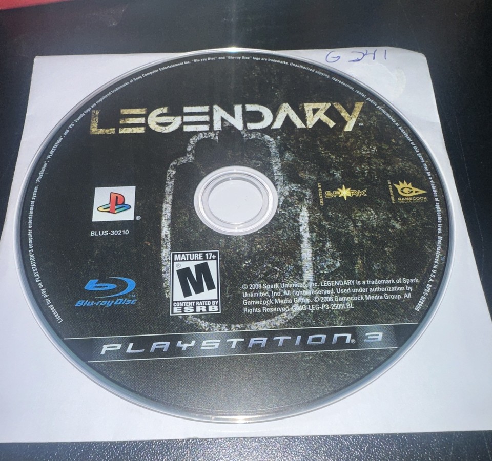 Legendary Sony PlayStation 3 PS3 Disc Only G241 899163001159| eBay