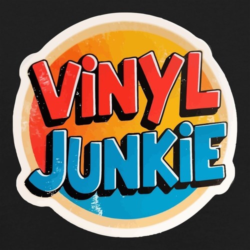 Vinyl Junkie - Mens T-Shirt - Music DJ Record Records Junky LP ...
