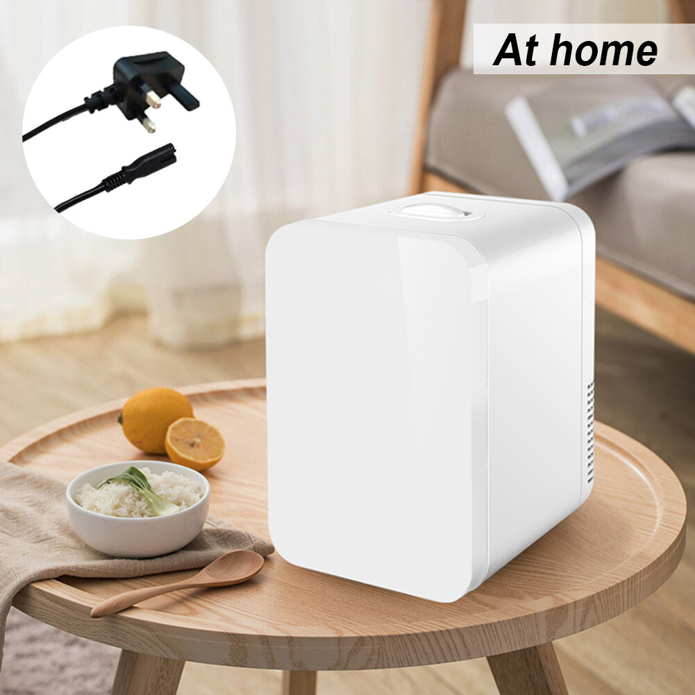 8L Portable Mini Fridge Table Top Electric Small Cooler Bedroom Ice Box ...