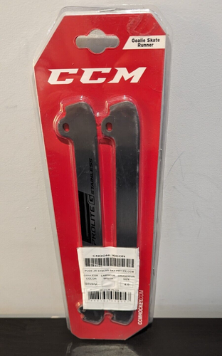CCM-REEBOK PROLITE G STAINLESS GOALIE SKATE RUNNER SIZE 4 SILVER. BRAND ...