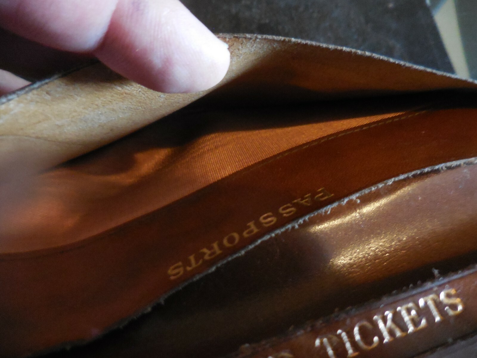 High Quality Highland Hide Small Documents Mans Brown Wallet, made in ...