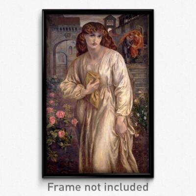 Dante Gabriel Rossetti - Salutation of Beatrice Print 11x17 Art Poster ...