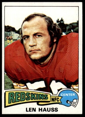 1975 Topps Len Hauss Washington Redskins #134 | eBay