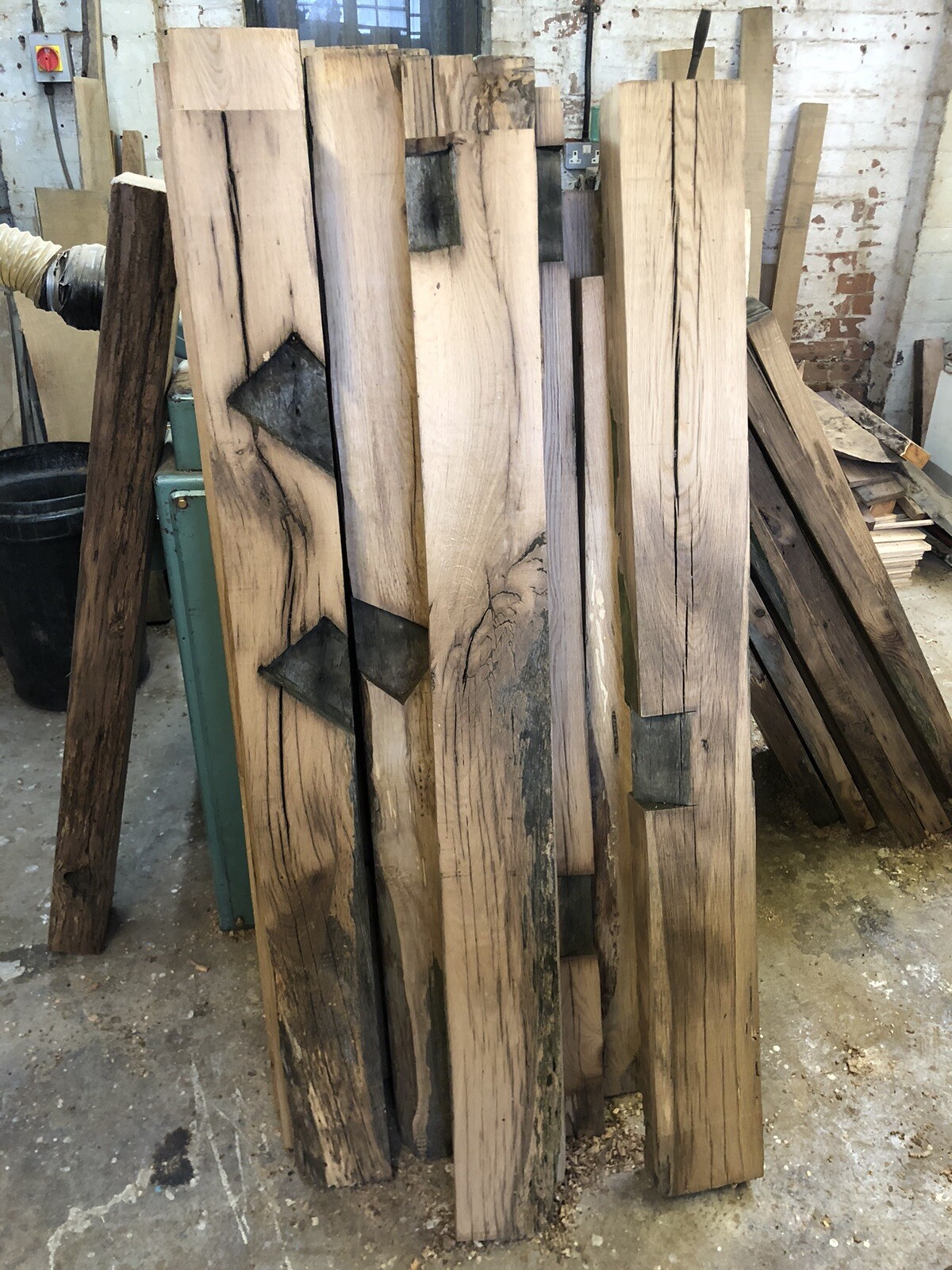 Reclaimed Oak Beam Lintel Mantel Board Plank Slab | eBay UK