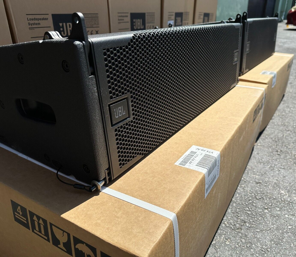 (12) JBL VTX-A8 LINE ARRAY W/ (2) VTX AF FRAME (4) 12000HD CROWN AMP ...