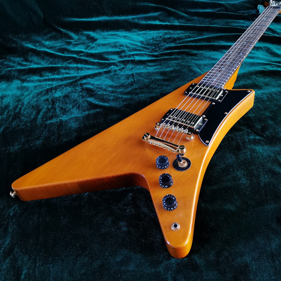 Factory Yellow Moderne Heritage Solid Body Electric Guitar 1982 6 ...