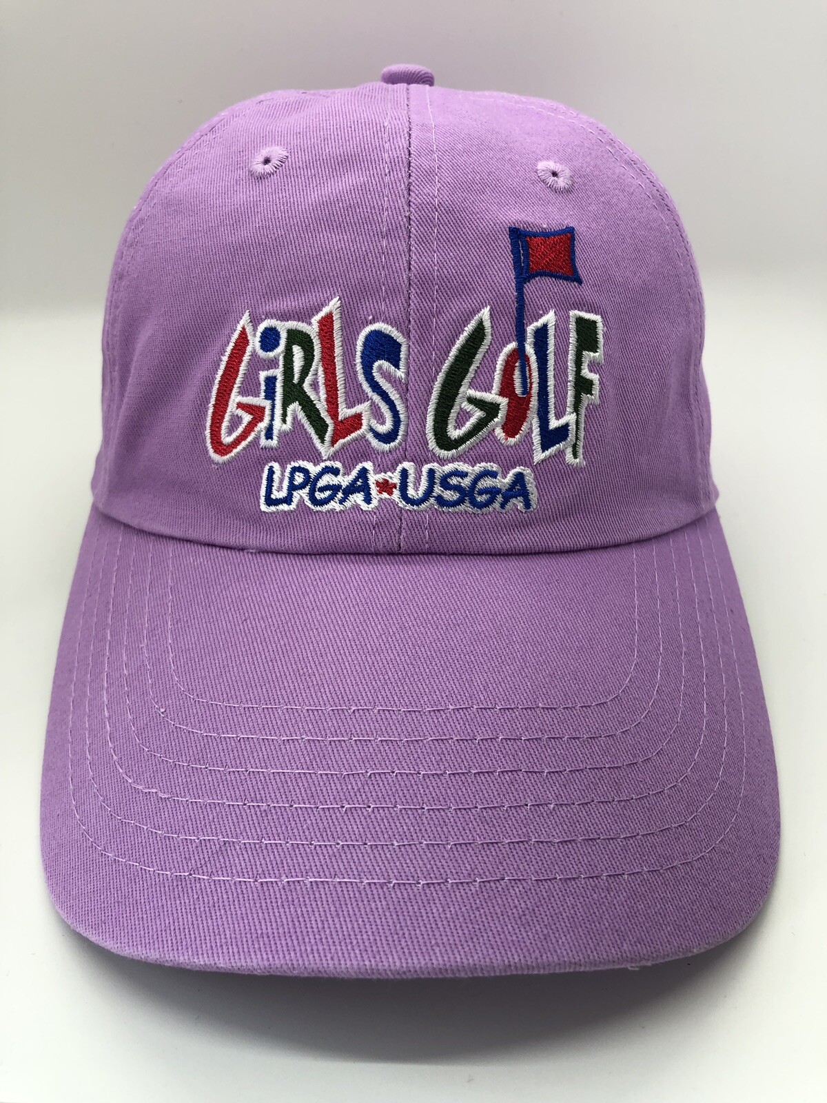 Girls Golf LPGA USGA Cap Hat Adult Adjustable Violet 100% Cotton | eBay