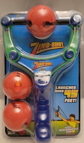 Zing Shot Launcher Quick Zip Load Launches Over 45 Feet With Three Balls | eBay