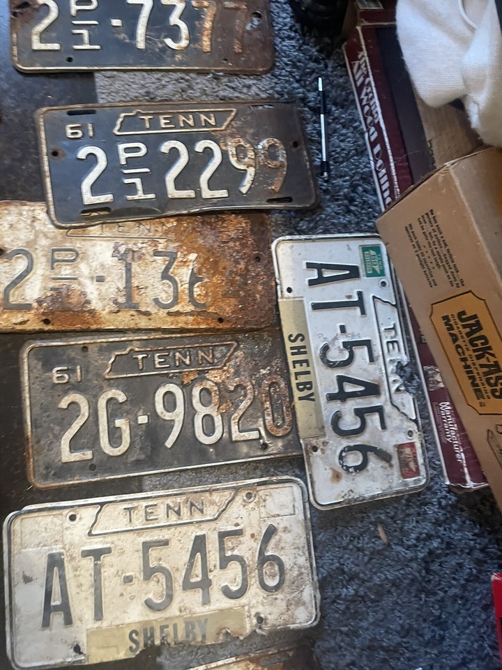 Lot Of 22- 1950s 1960s Tennessee License Plates Original | eBay