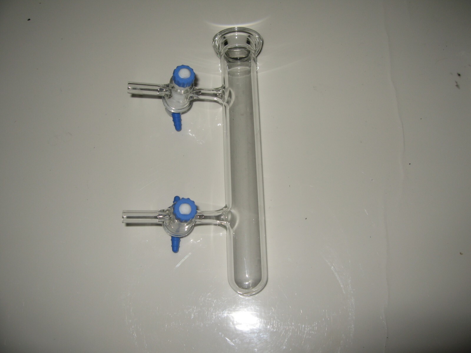 Reaction Tubes with two PTFE teflon stoppers “Q” Glass Co. Towaco | eBay