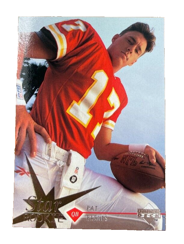 1997 UPPER DECK STAR ROOKIE CARD # 27 Pat Barnes - Kansas City Chiefs ...
