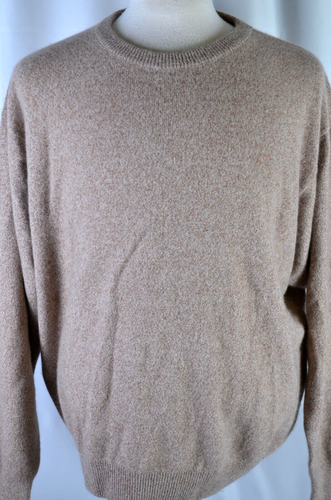 Robert Banks Men's Pullover Sweater Size Large Wool Angora Latte NWT ...