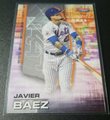 2021 Topps Bowman's Best Baseball JAVIER BAEZ Base Card #74 New York ...