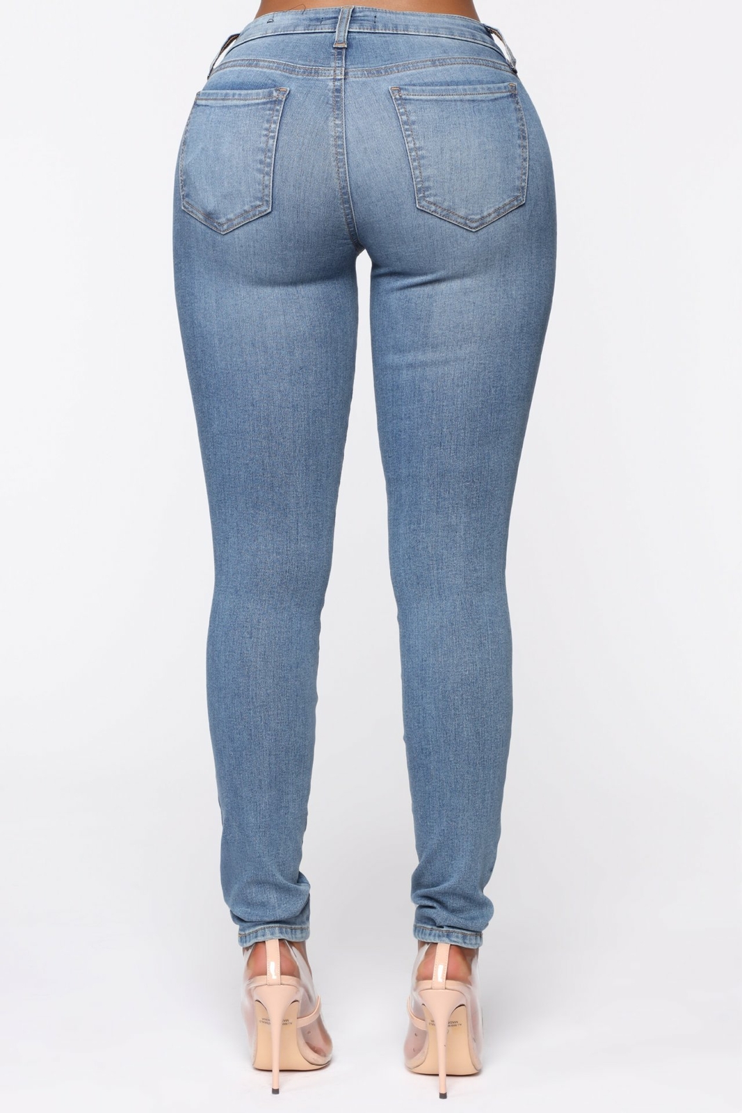 Women Open Crotch Pants Hidden Zipper Outdoor Jeans Sport Clubwear Skin ...