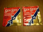 Old VINTAGE candy SEN SEN mints licorice breath freshener 2 PACKETs ...