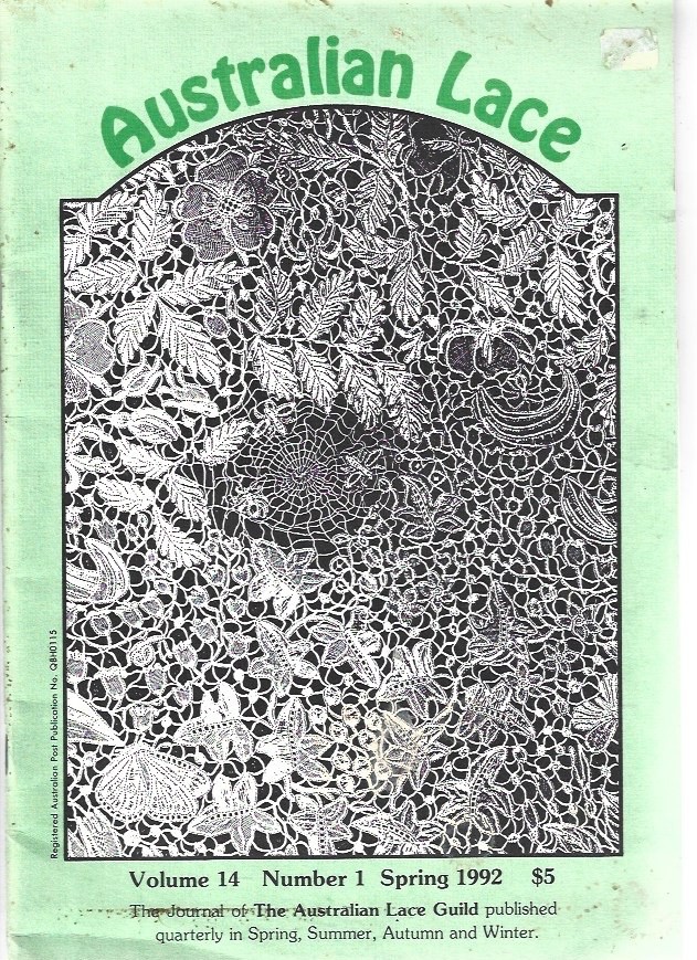 Australian Lace Journal of Australian Lace Guild Spring 1992 | eBay ...