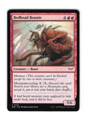 Bedhead Beastie C Duskmourn: House of Horror 125 NM MTG Magic | eBay ...