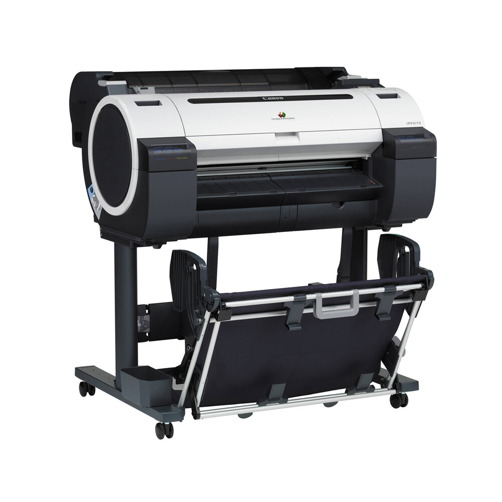 Canon ImagePROGRAF IPF670 24 Inch Color Large Format Printer 1 Roll ...